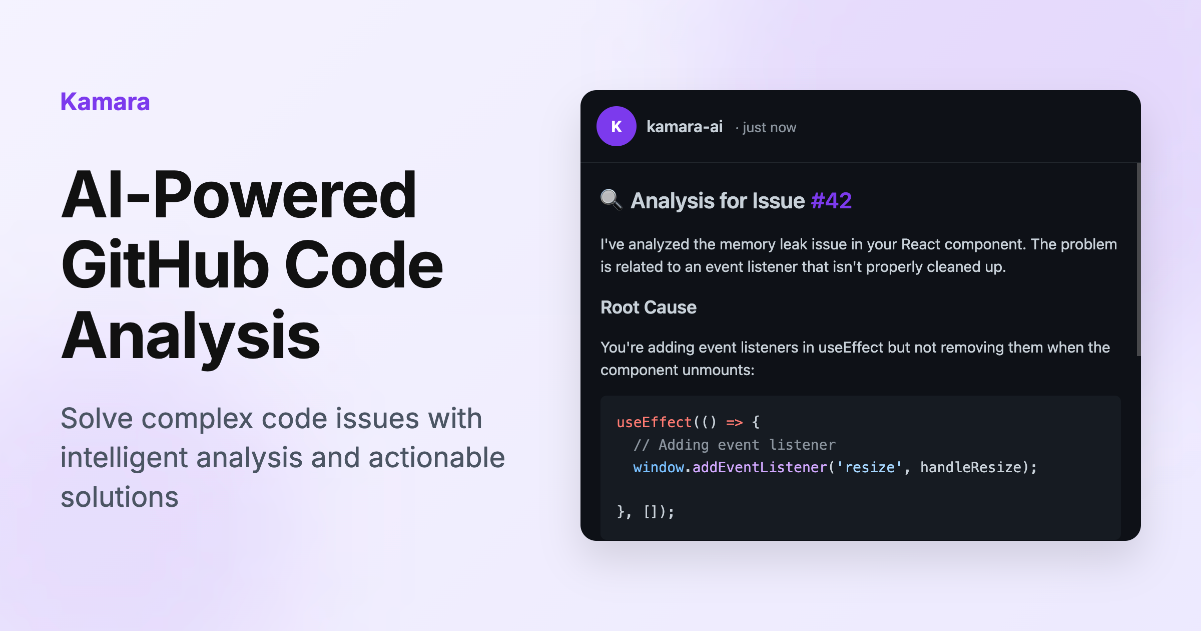 Kamara AI | Your GitHub AI Development Partner